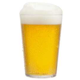 Bicchiere plastica trasparente per birra | Per eventi e pub